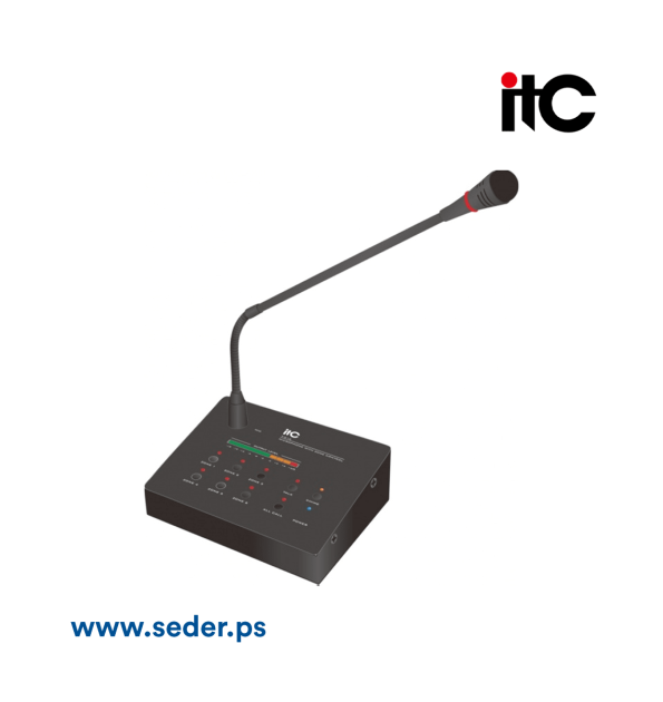 ITC T-216 Six zones paging microphone - شـركـة السـدر للخدمات ...