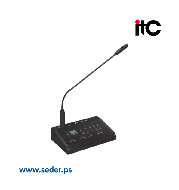 ITC T-218(A) Zone Paging Microphone - شـركـة السـدر للخدمات الكهربائية ...